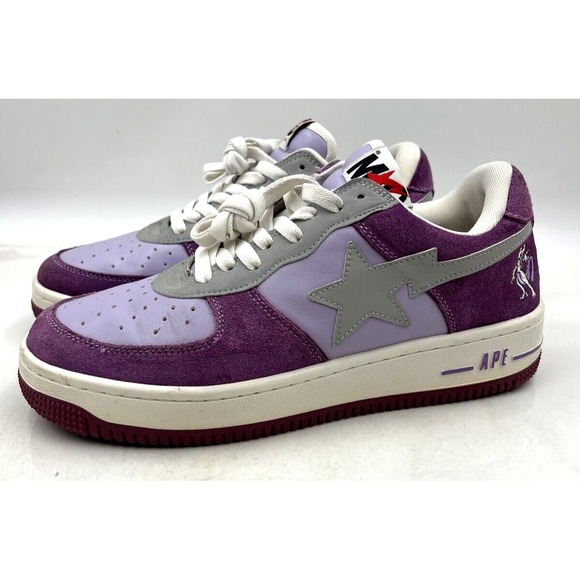 A Bathing Ape | Shoes | A Bathing Ape Bapesta Mens Shoes Sz 8 Leather ...